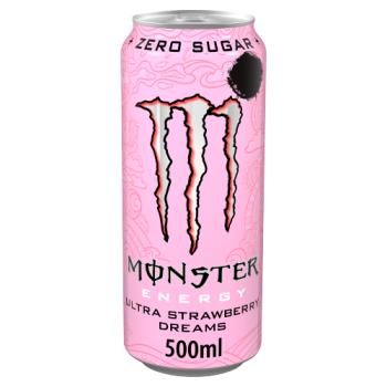 Monster Ultra Strawberry Dreams Zero Sugar Energy Drink 500ml – CAFELAX