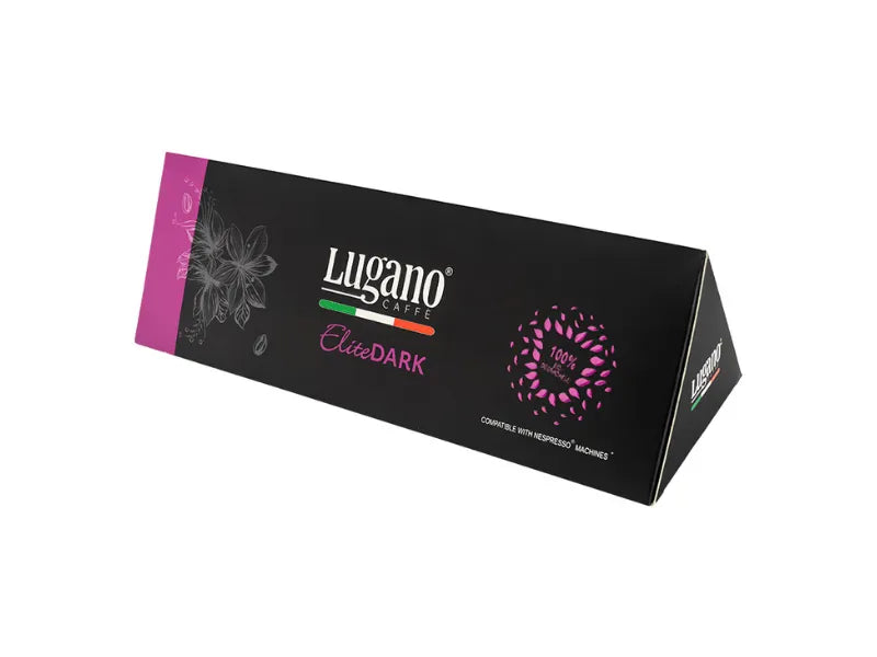 Lugano Elite Dark Coffee Capsules - 10 Capsules – CAFELAX