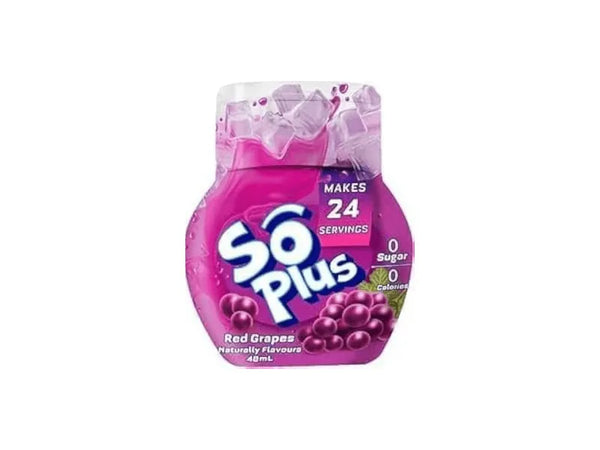 So Plus Liquid Water Enhancer Red grape 48ml – CAFELAX