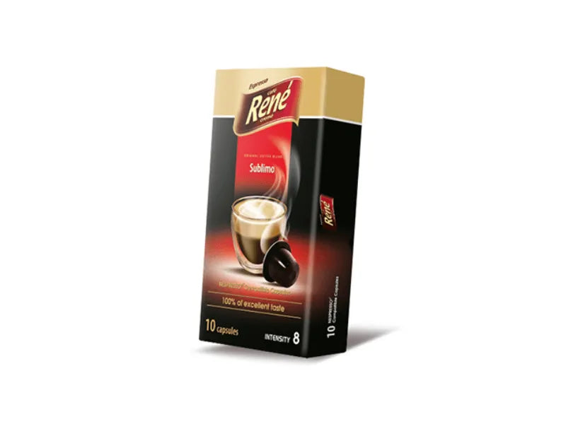 Cafe Rene Sublimo Coffee Capsules - 10 Capsules – CAFELAX