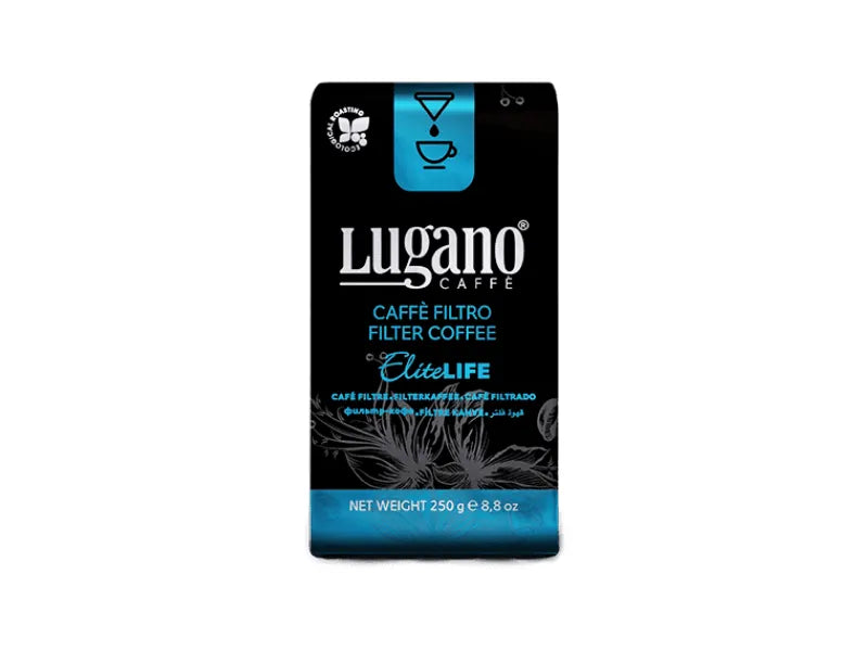 Lugano Elite Life Ground Coffee 250g – CAFELAX