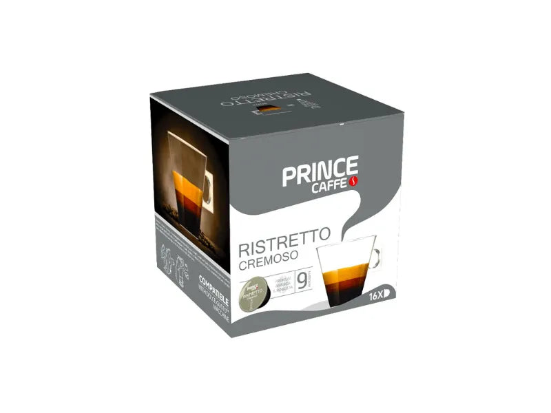 Prince Caffe Ristretto Cremoso Dolce Gusto Coffee Capsules - 16 Capsul ...