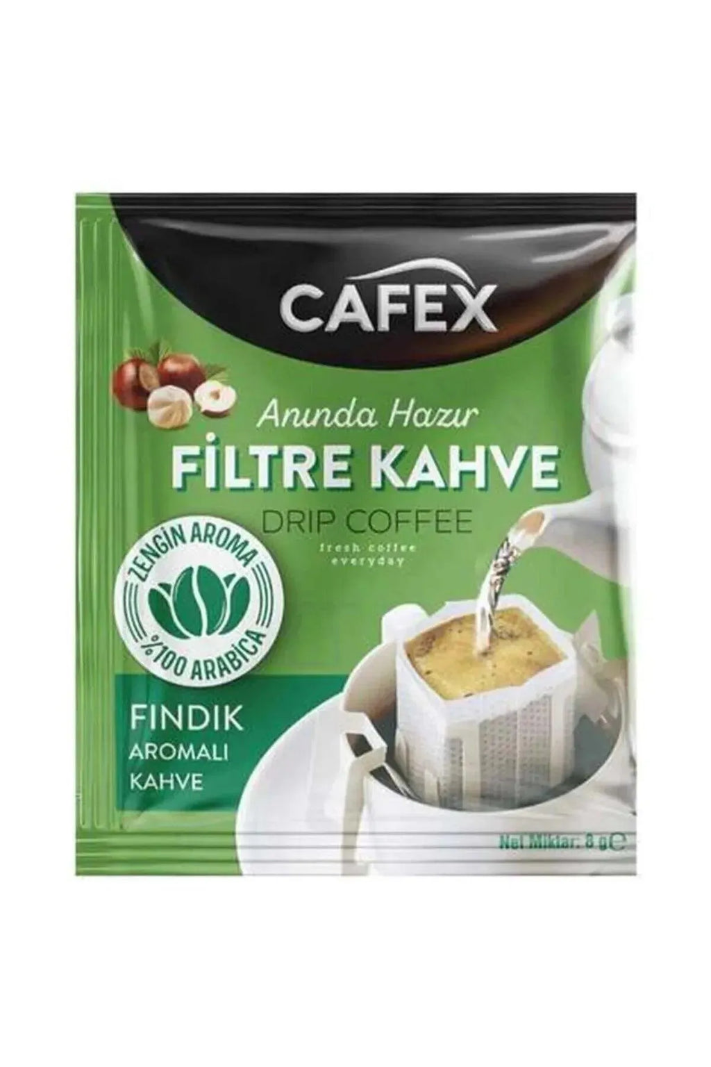 Cafex Filter Drip Coffee With Hazelnut 1 Sachet – CAFELAX