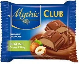Mythic Club Milk Chocolate With Hazelnut Cream Filling 35g – CAFELAX