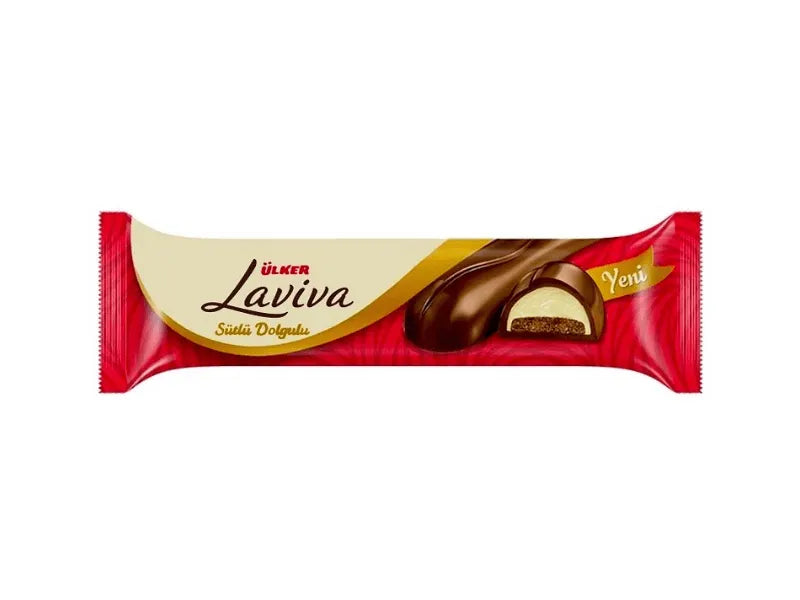 Ülker Laviva Milky Filling Chocolate Bar 35g – CAFELAX