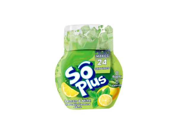 So Plus Liquid Water Enhancer Lemon & Mint 48ml – CAFELAX