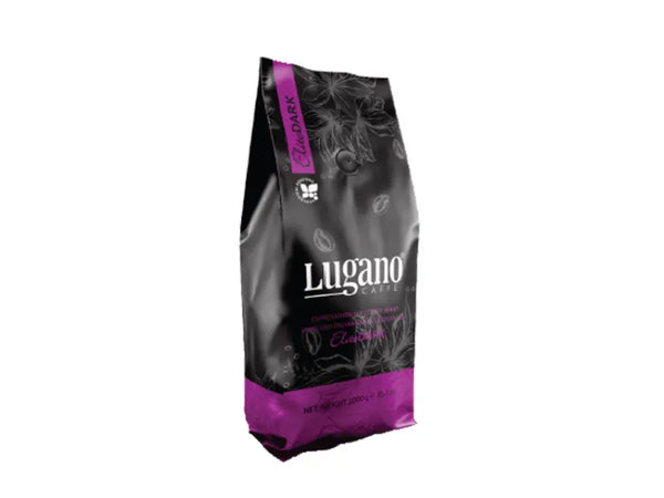 Lugano Elite Dark Whole Beans Coffee 1 Kg – CAFELAX