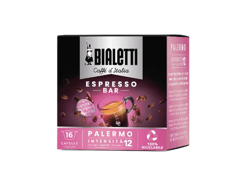 Bialetti Espresso Bar Palermo Coffee Capsules 72 Capsules - For Bialet ...