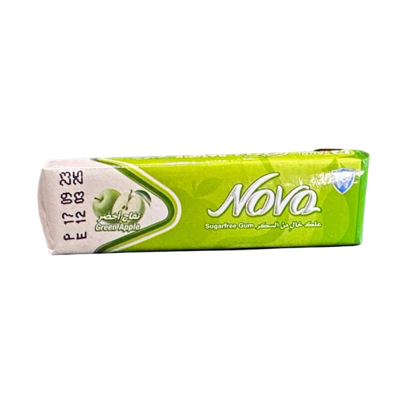 Nova Green Apple Sugar Free Chewing Gum 5 Sticks – CAFELAX