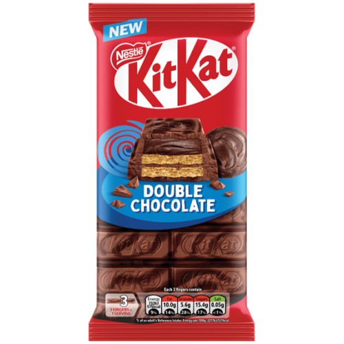 Kit Kat NEW Sharing Bar Double Chocolate 99g – CAFELAX