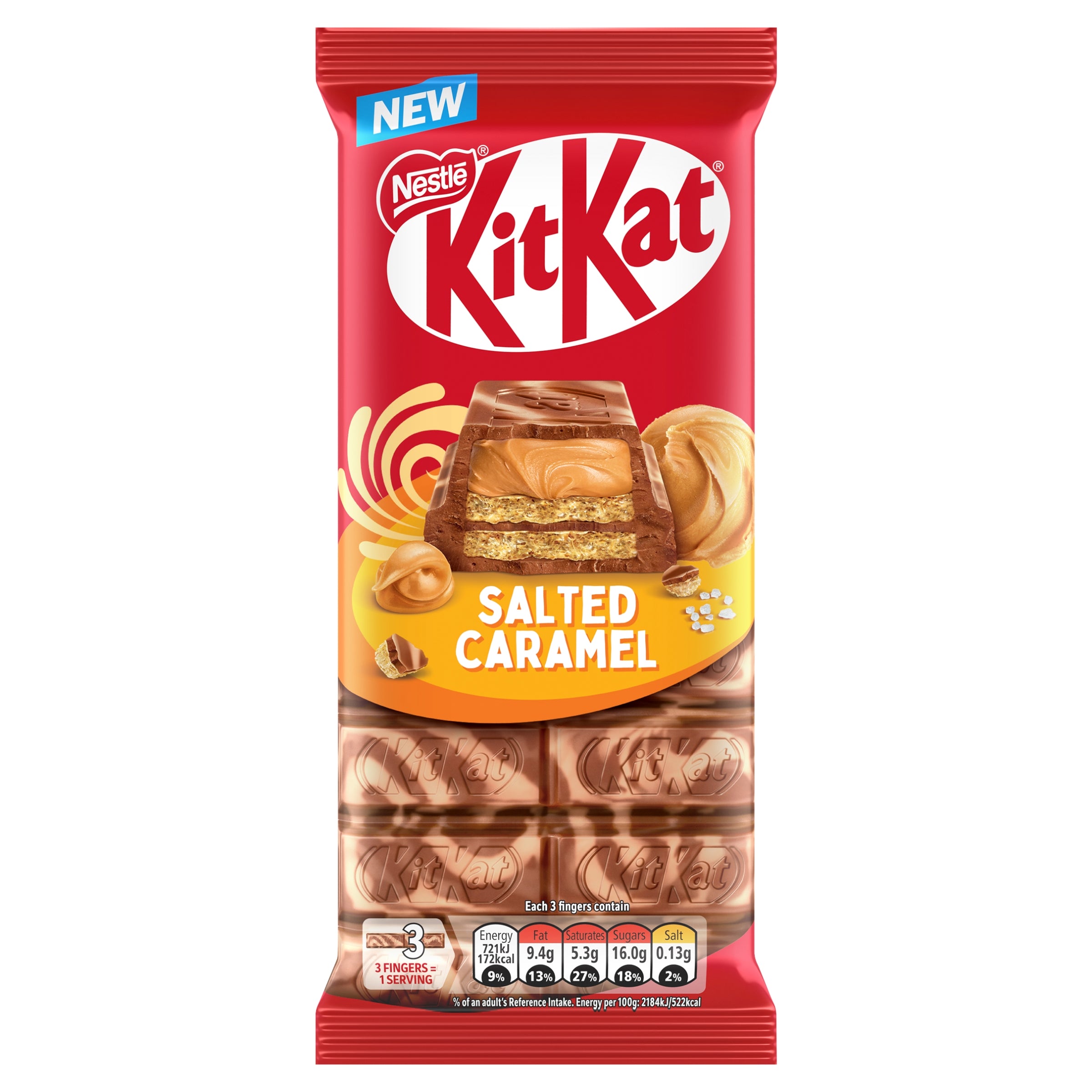Kit Kat NEW Sharing Bar Salted Caramel Chocolate 99g – CAFELAX