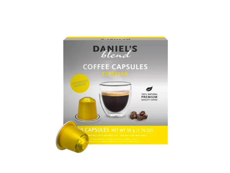 Daniel's Blend Espresso Coffee Capsules - 10 Capsules – CAFELAX