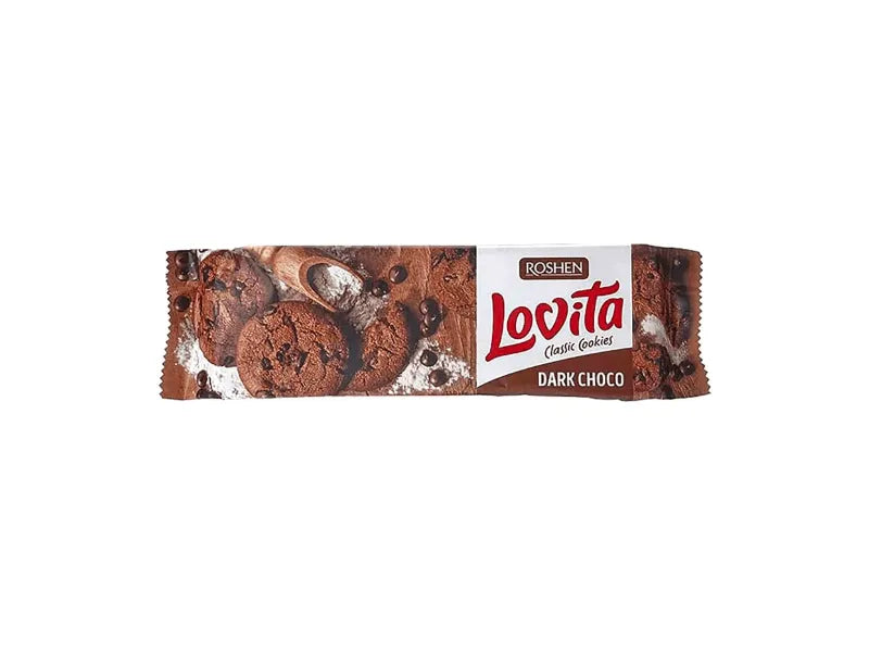 Roshen Lovita Classic Dark Cocoa Cookies 150g – CAFELAX