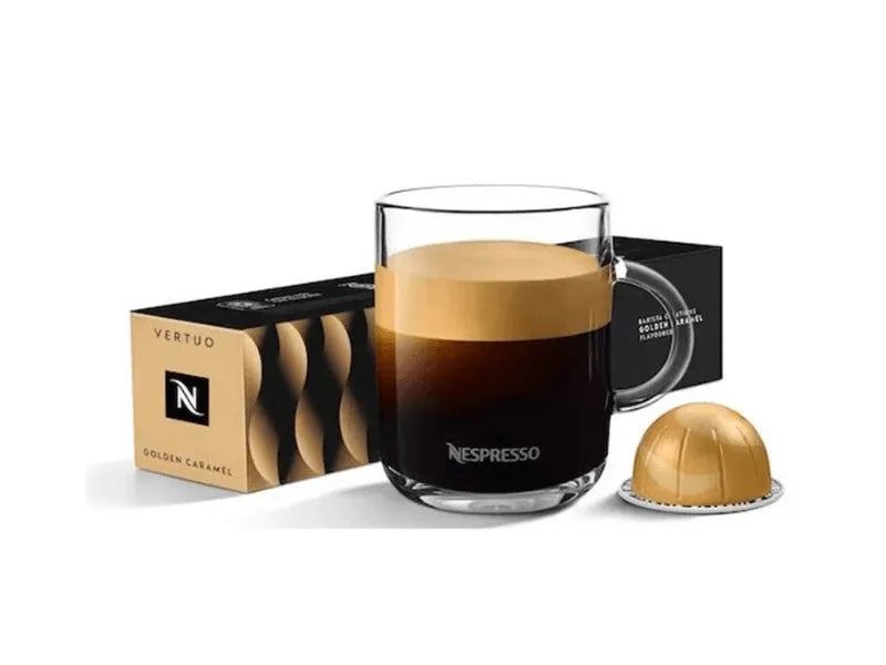 Nespresso Golden Caramel Vertuo Capsules - 10 Capsules – CAFELAX