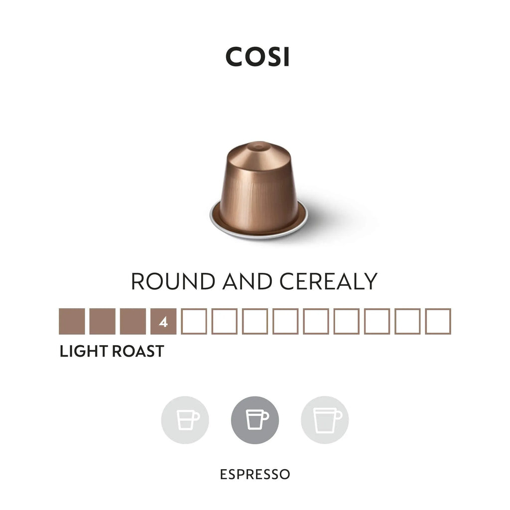 Nespresso Cosi Coffee Capsules - 10 Capsules – CAFELAX