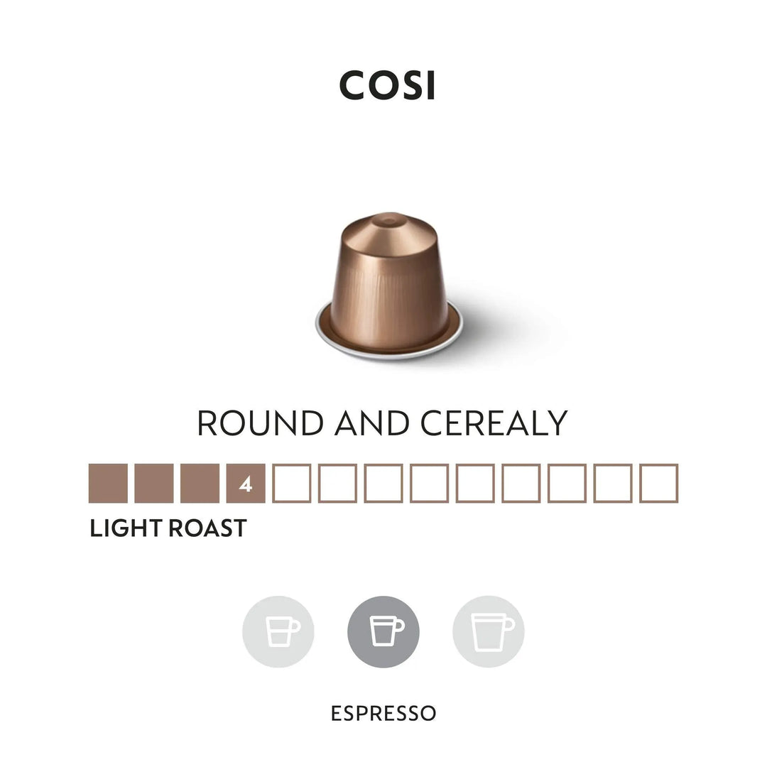 Nespresso Cosi Coffee Capsules - 10 Capsules – CAFELAX