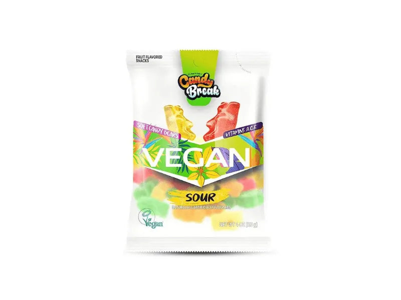 Candy Break Vegan Sour Soft Candy Bears 113g – CAFELAX