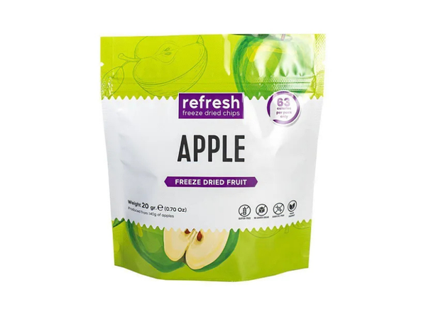 Refresh Freeze Dried Chips Apple 20g – CAFELAX