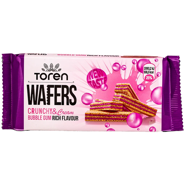 Toren Crunchy & Cream Bubble Gum Wafer 55g – CAFELAX