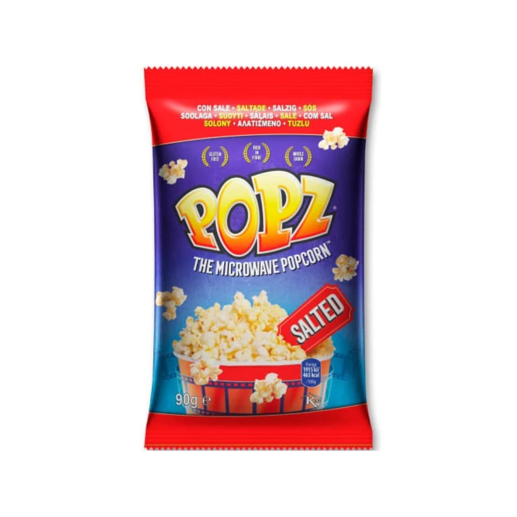 popz Salted microwave popcorn 90g – CAFELAX