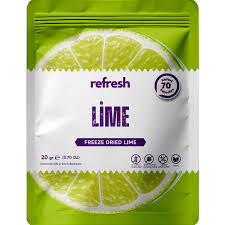Refresh Freeze Dried Chips Lime 20g – CAFELAX