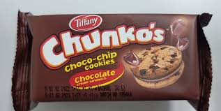 Tiffany Chunko's Choco Chips Cookies Sandwich 43g – CAFELAX