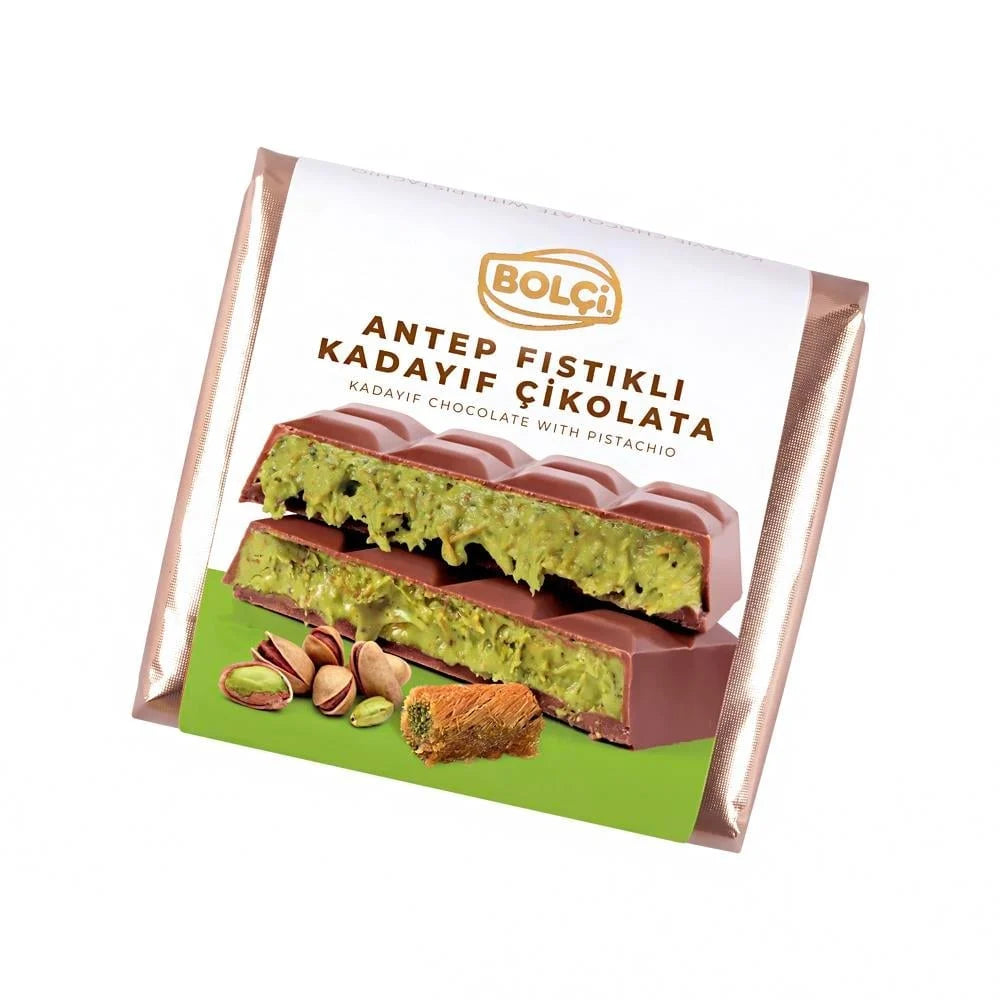 Bolci Dubai Chocolate with Cream Pistachio 100g – CAFELAX