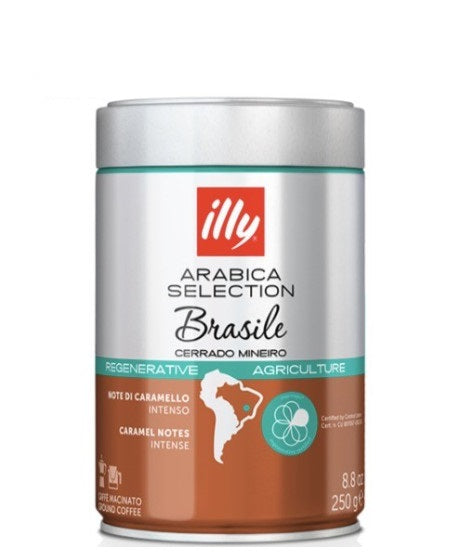 illy Arabica Selection Brasile Ground Coffee Can 250g – CAFELAX