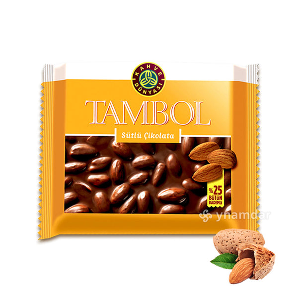 Kahve Dunyasi Tambol Chocolate With Almond 77g – CAFELAX