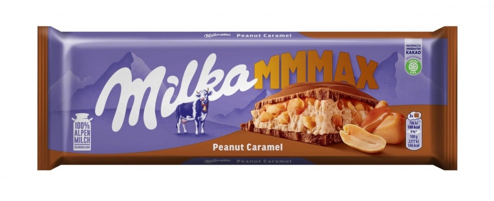 Milka MMMAX Peanut Caramel Chocolate 300 gm – CAFELAX