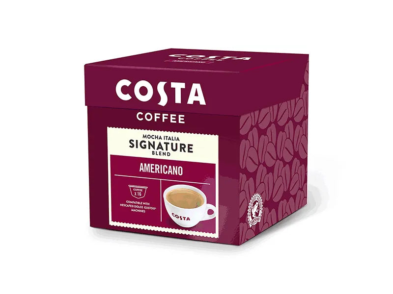 Costa Signature Blend Amricano Dolce Gusto Coffee Capsules - 16 Capsul ...
