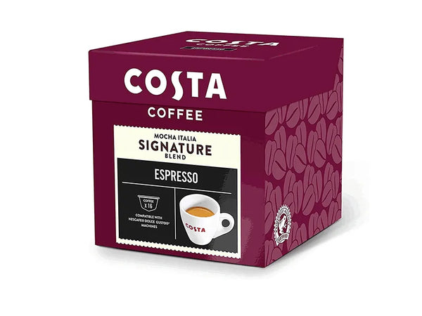 Costa Signature Blend Espresso Dolce Gusto Coffee Capsules - 16 Capsul ...