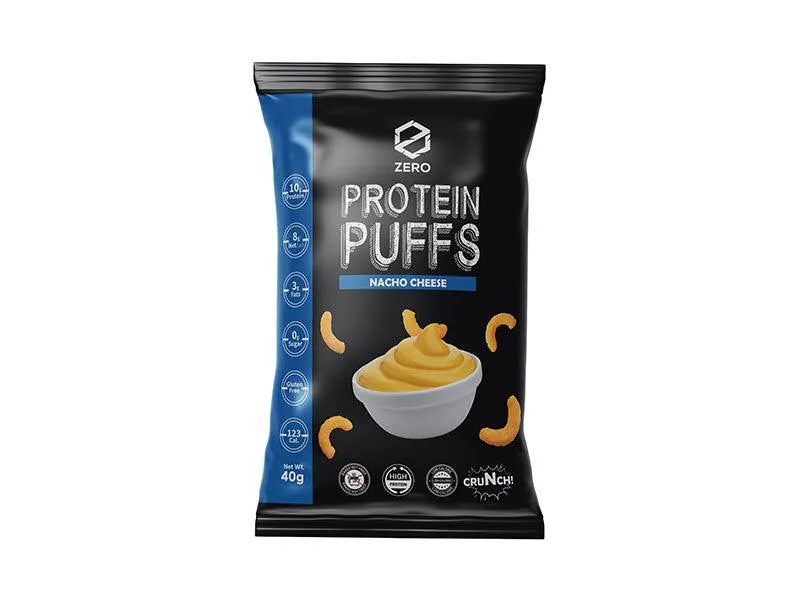 Zero Sour Nacho Cheese Protien Puffs 10g Protien - 40g - 20 Pieces ...